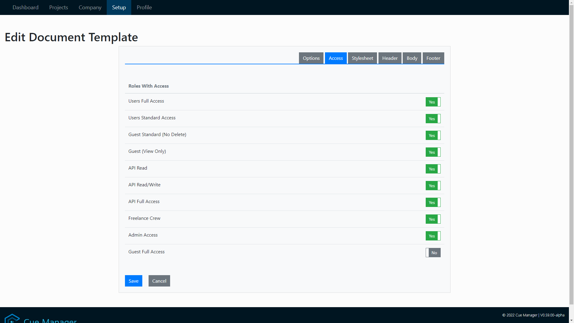 Features - Cue Manager