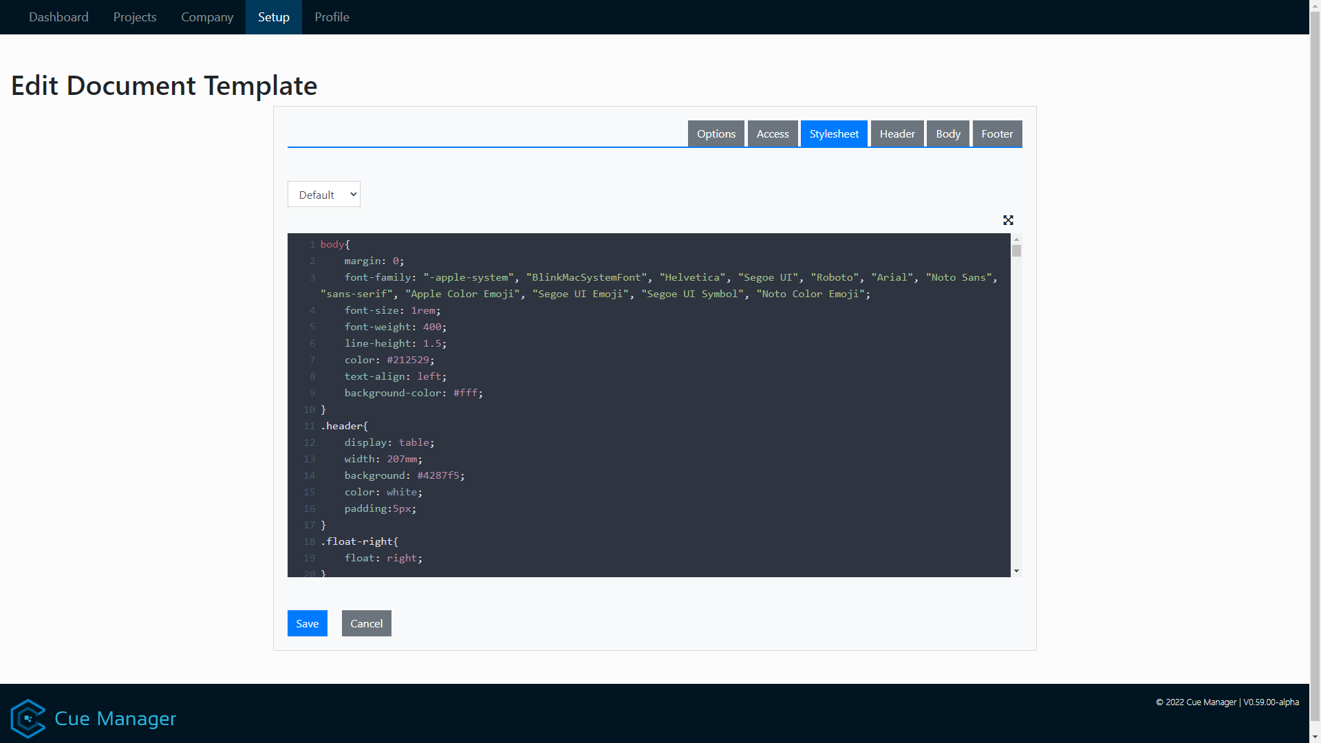 Features - Cue Manager
