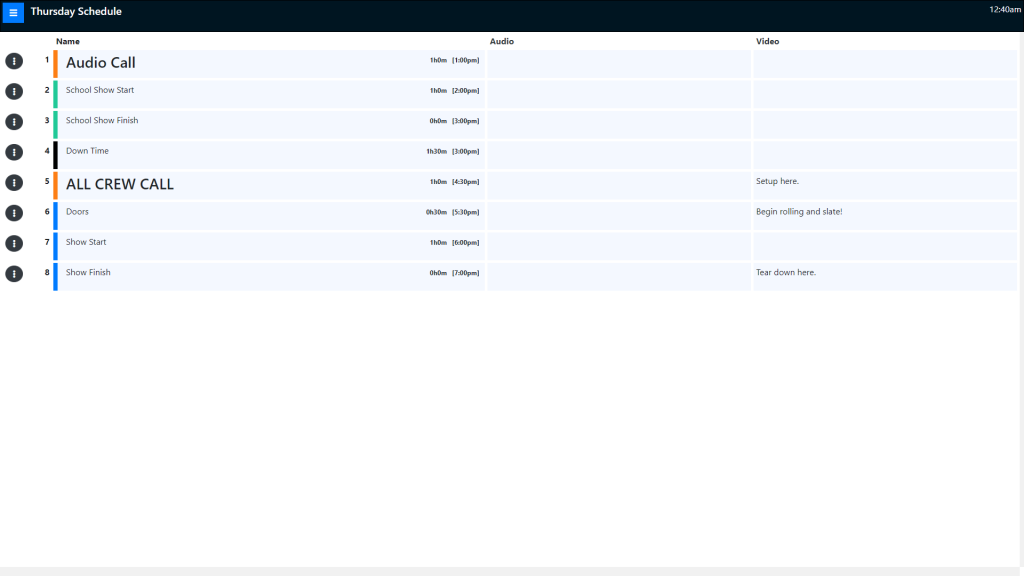 Features - Cue Manager