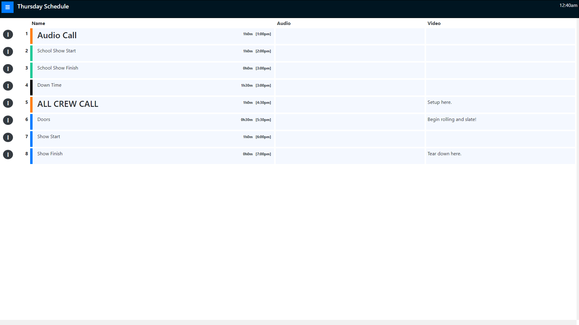 Features - Cue Manager
