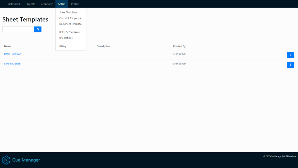 Features - Cue Manager